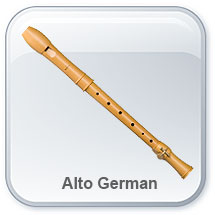 Alto Recorders (German) | Recorders | Woodwind Instruments