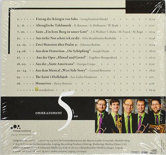 CD-emBRASSMENT -emBRASSment 5.00- | CD-emBRASSMENT -emBRASSment 5.00- | CDs