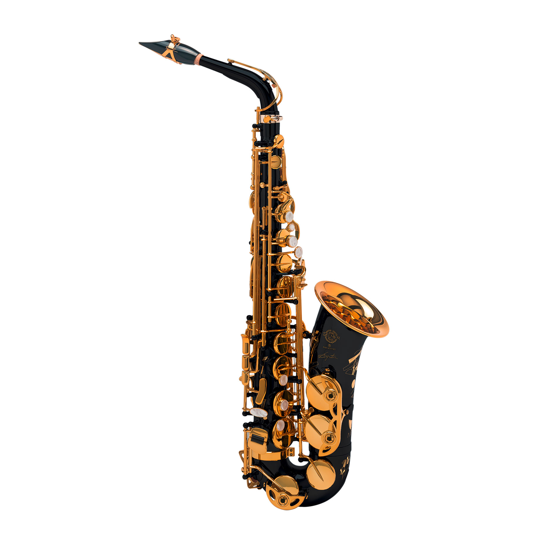 SELMER Altsaxophon SIGNATURE schwarz lackiert | Alt Saxophone ...